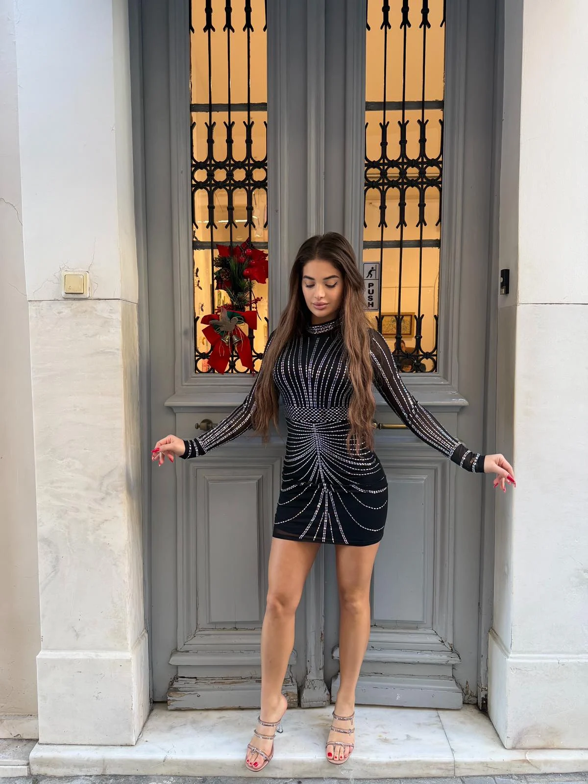 Radiant Curve Mini Dress - Lolitas House | Woman Fashion & Accessories